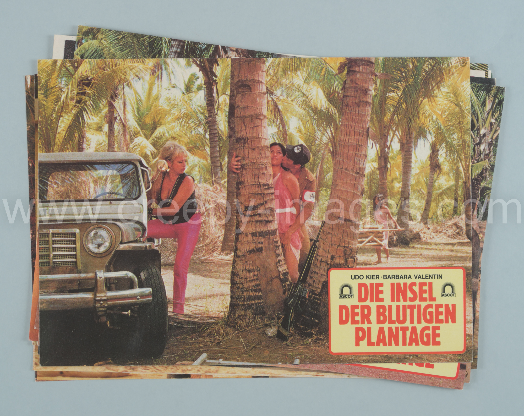 Island of the bloody Plantation - German lobby set
