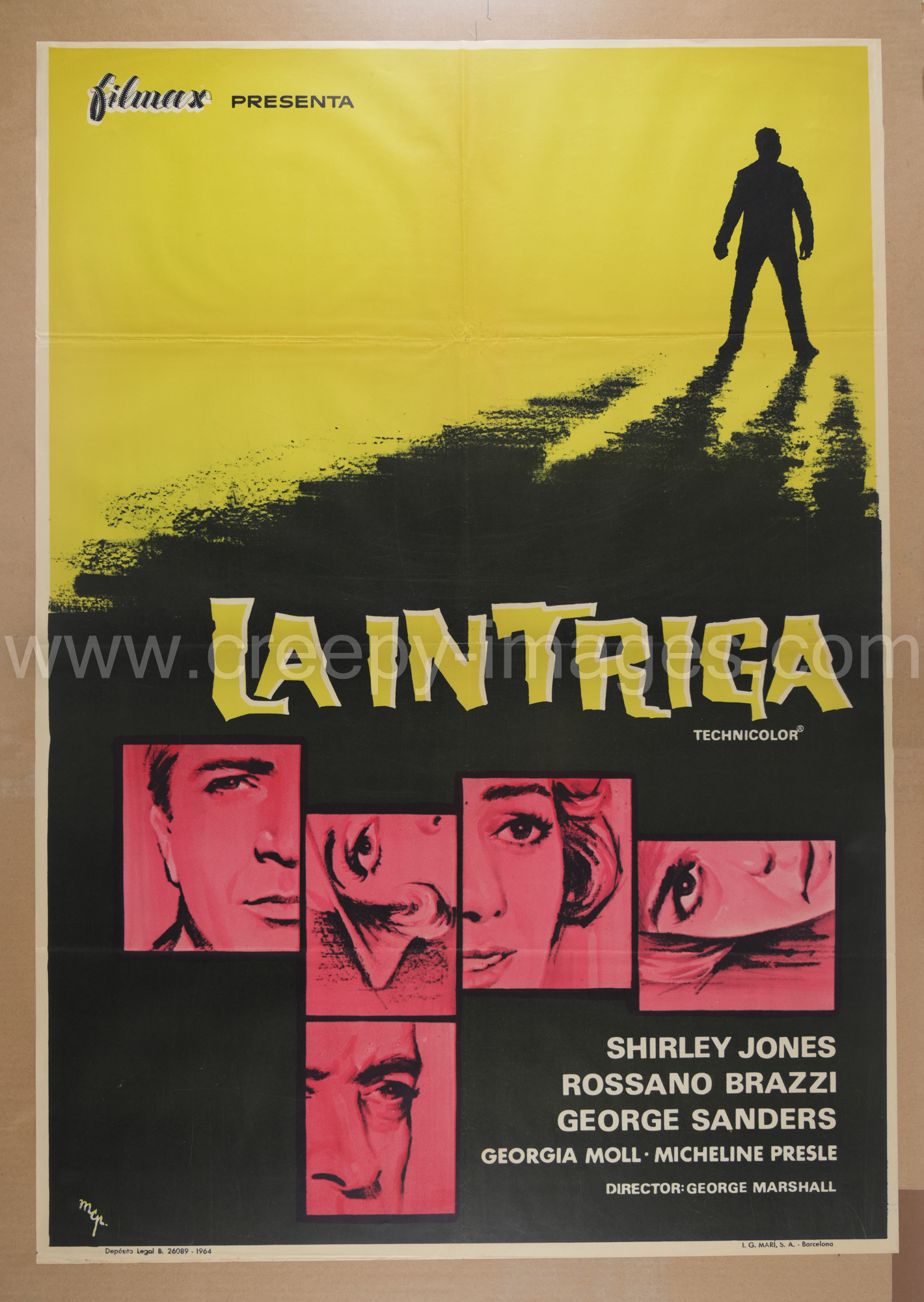 Dark Purpose / L‘intrigo - Spanish one sheet