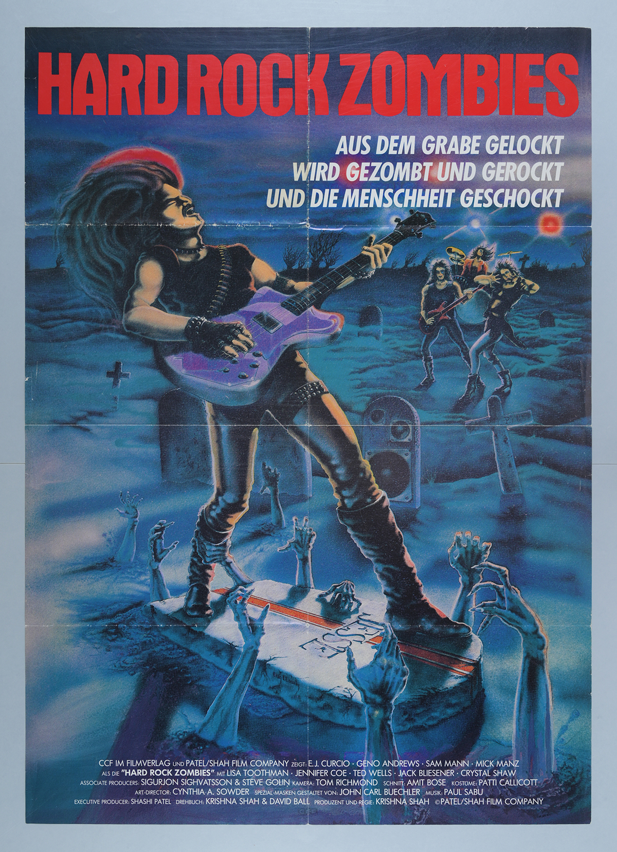 Hard Rock Zombies - German one sheet